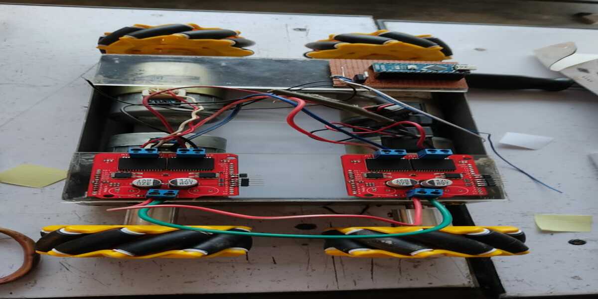 Mecanum Wheel Omnidirectional Robot for Line Tracker, Obstacle ...