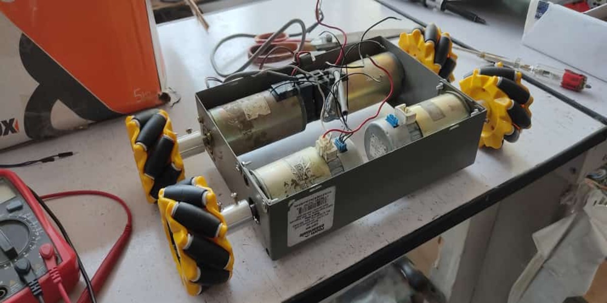 Mecanum Wheel Omnidirectional Robot for Line Tracker, Obstacle ...