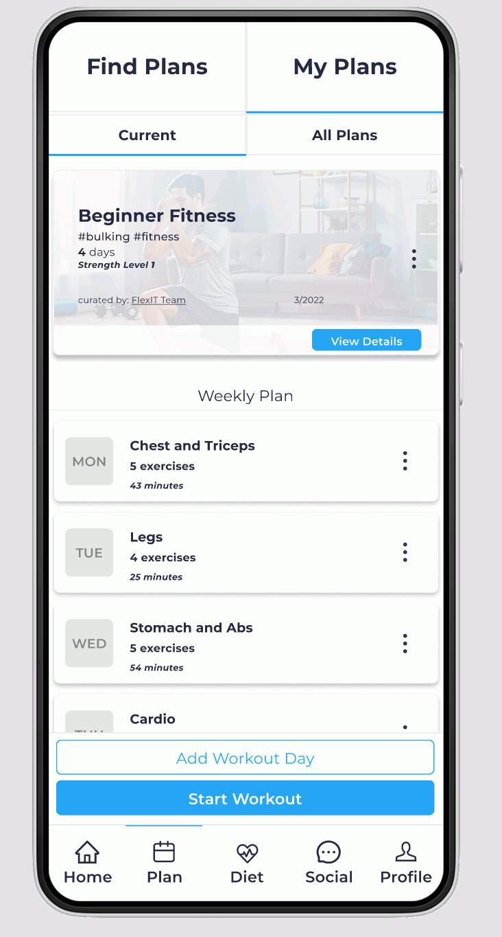 FlexIT - Personal Fitness Assistant - Career Development Center, CUI Wah