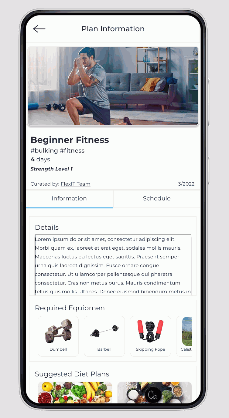 FlexIT - Personal Fitness Assistant - Career Development Center, CUI Wah