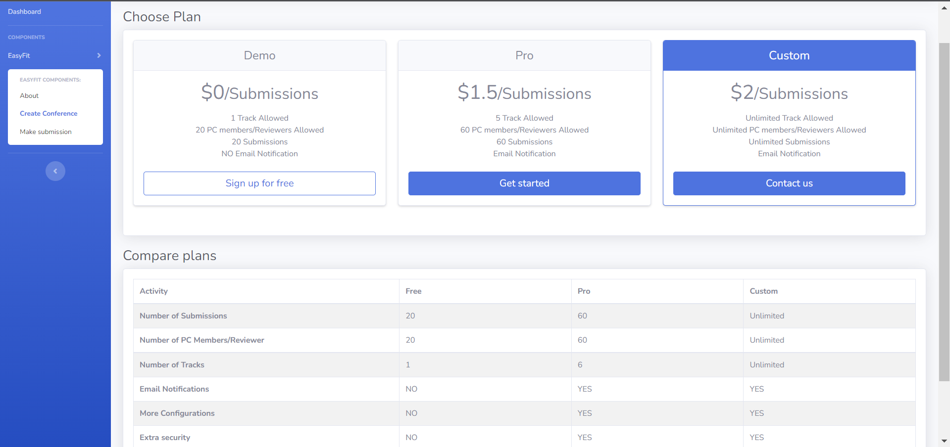 EasyFit - Career Development Center, CUI Wah