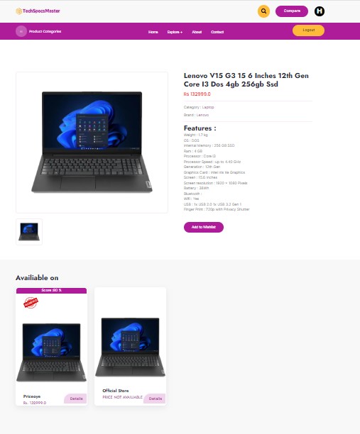 TechSpecsMaster.pk - Career Development Center, CUI Wah