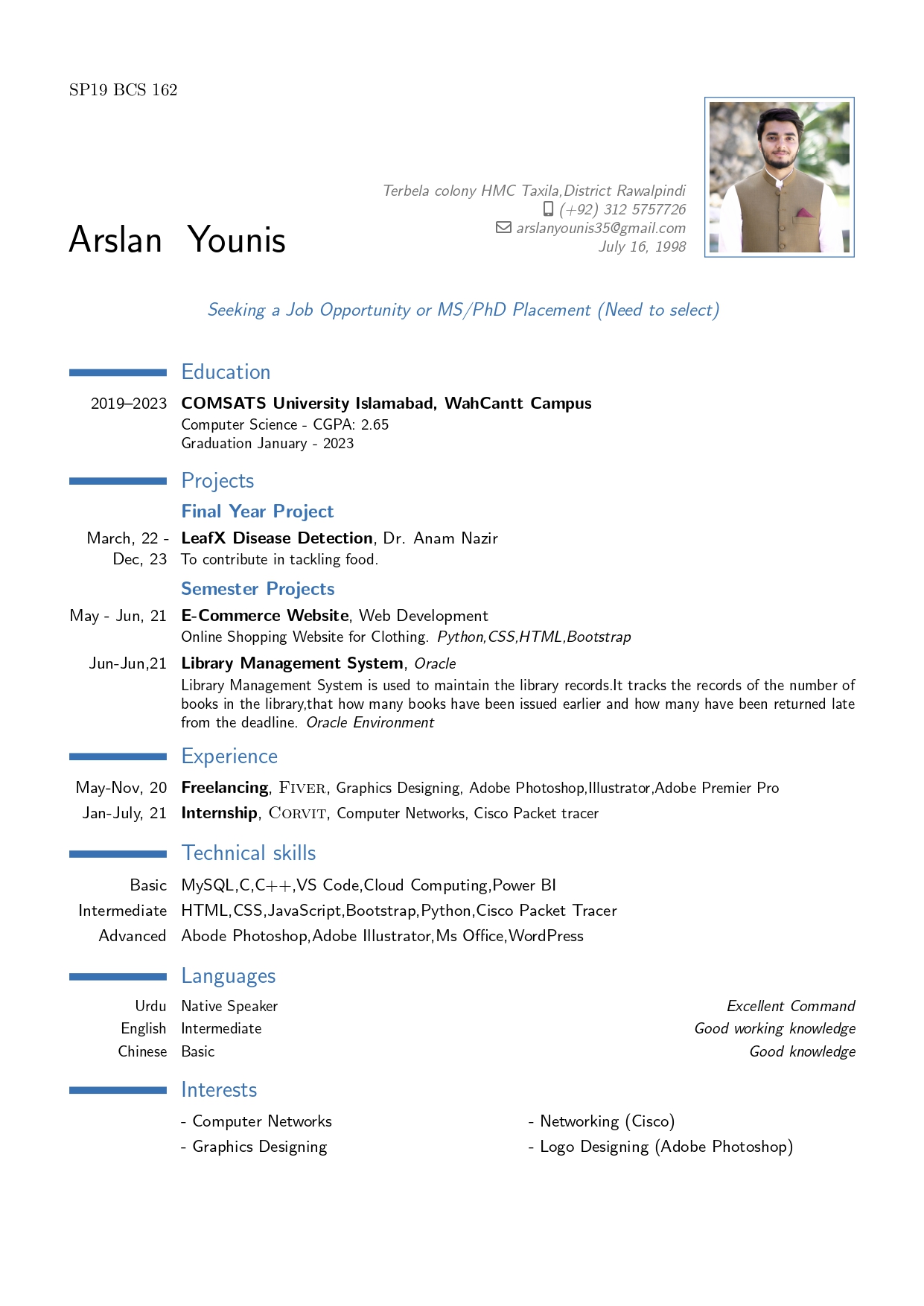 LeafX - Career Development Center, CUI Wah